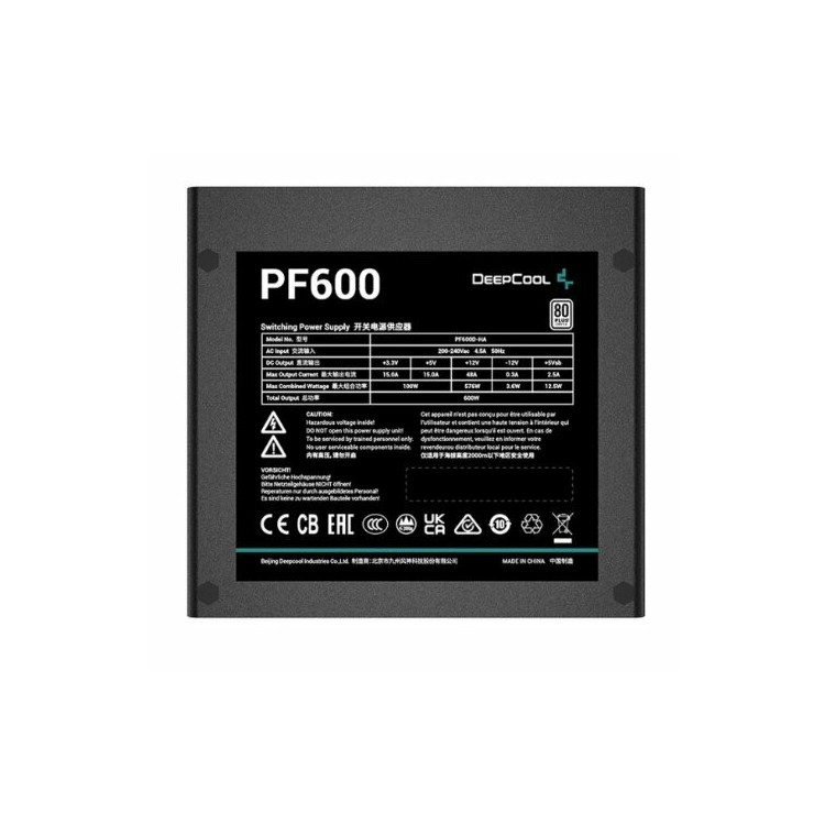Блок питания Deepcool PF600 R-PF600D-HA1B-CN 600W (черный), купить в ...