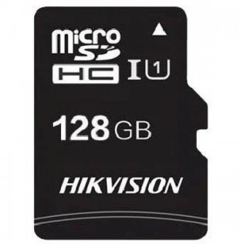 Карта памяти Hikvision HS-TF-C1 (STD) 128GB + SD адаптер (HS-TF-C1(STD)/128G/ADAPTER) (черный ...